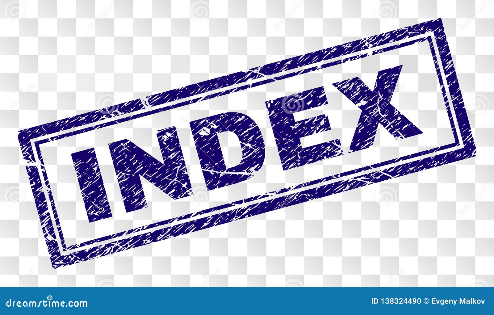 Scratched INDEX Rectangle Stamp Stock Vector - Illustration of rubber ...