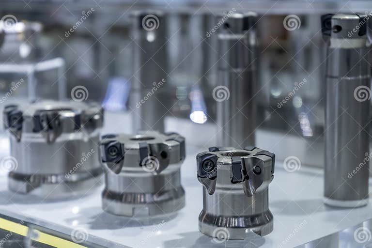 Indexable Tooling Many Placed on a White Background Stock Image - Image ...