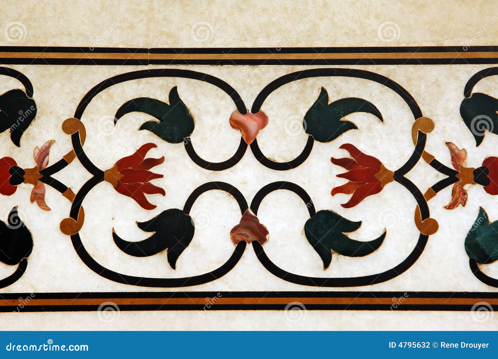 India, Agra: Taj Mahal Decor Stock Photo - Image of geometrical, asia ...