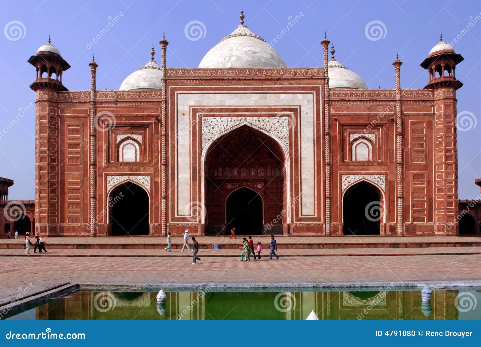 India, Agra: Taj Mahal Mosque Editorial Image - Image of hinduism ...