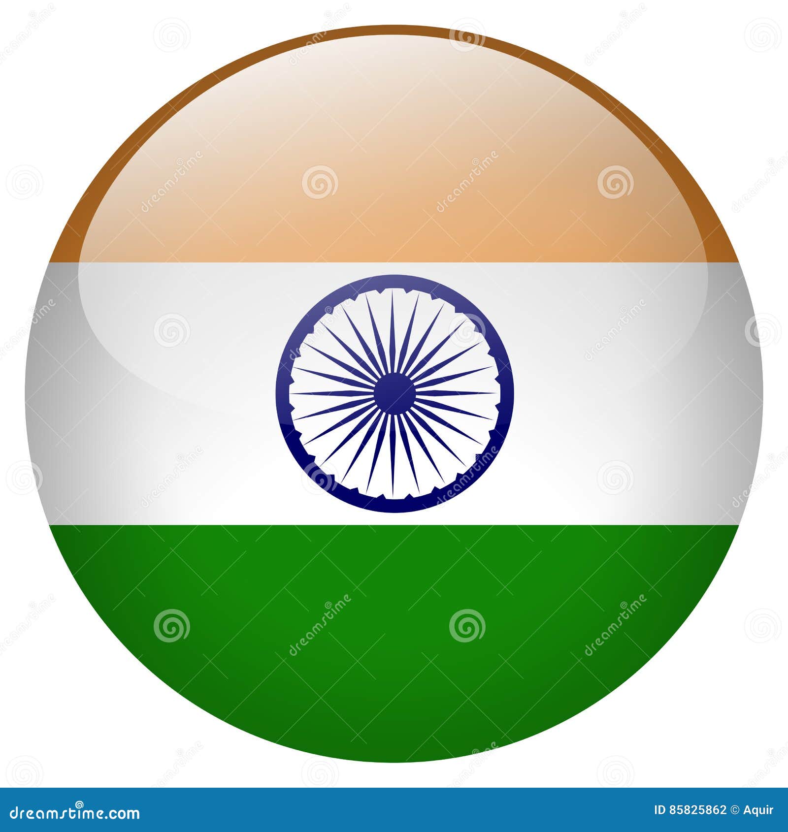 India Button stock illustration. Illustration of nation - 85825862