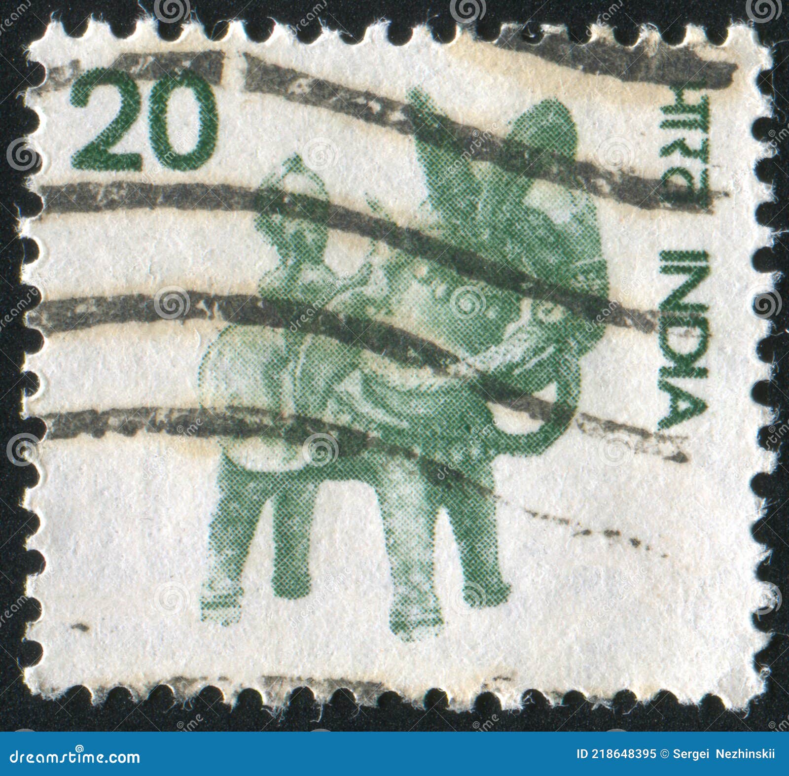 Postage stamp editorial image. Image of paws, elephant - 218648395