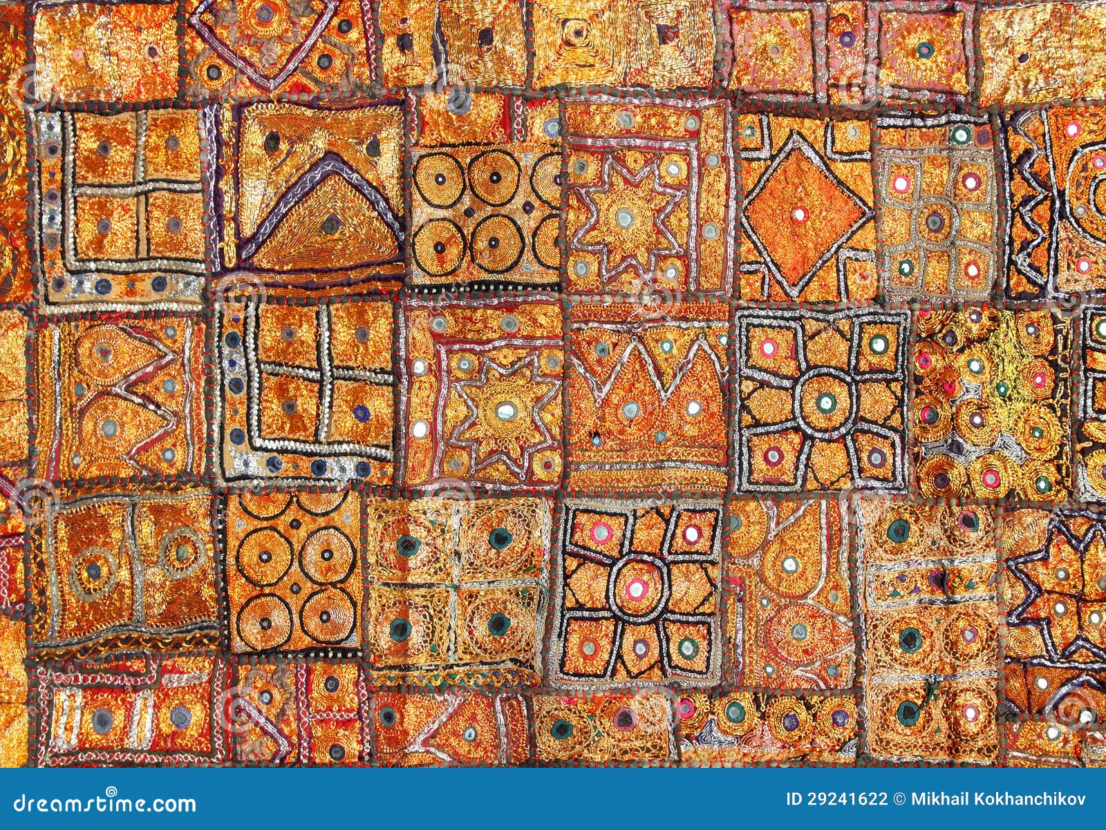 India Fabric Background Patchwork Stock Photo - Image of south, carpet ...