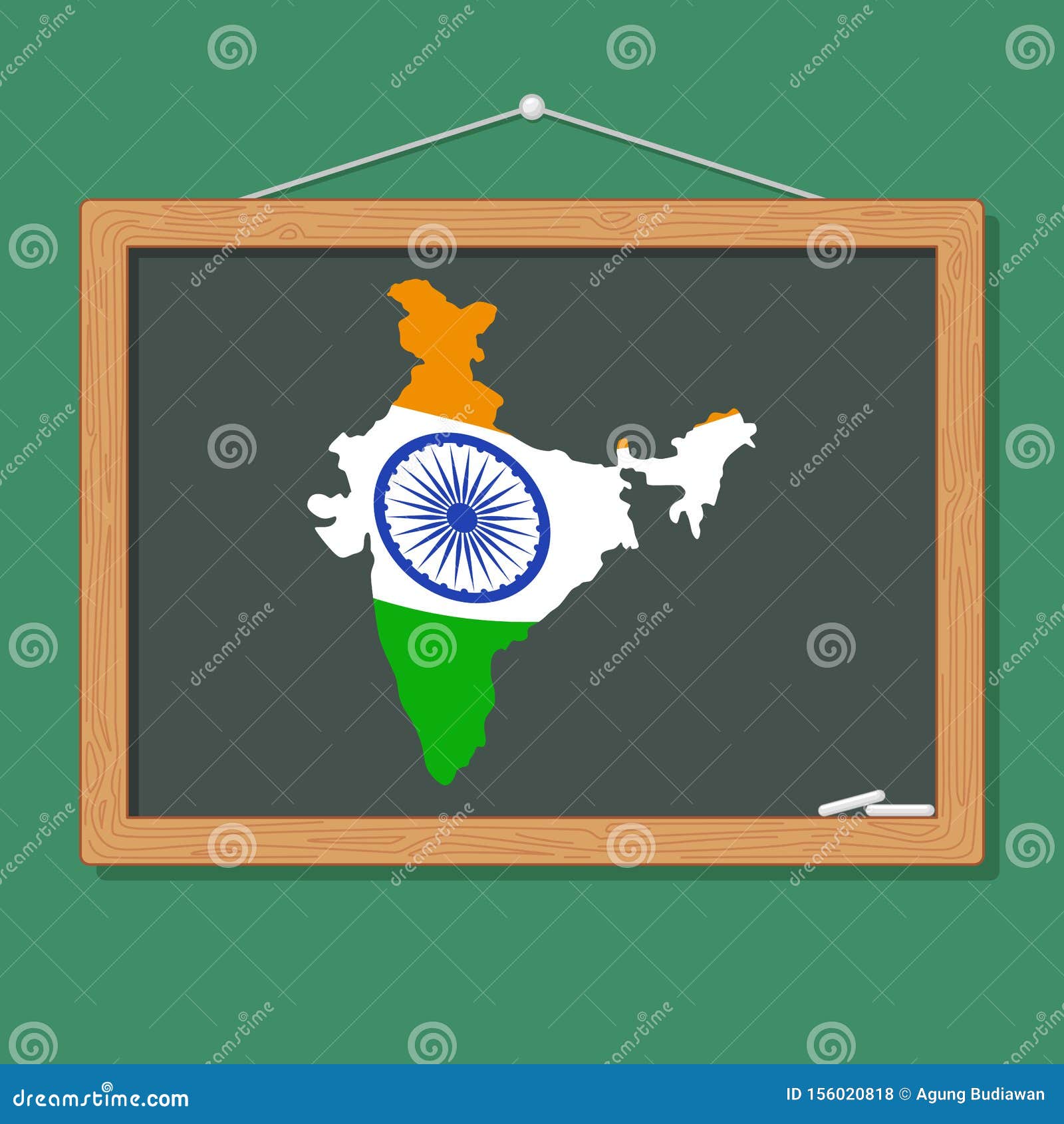India Map And Flag - Highly Detailed Vector Infographic Illustration ...