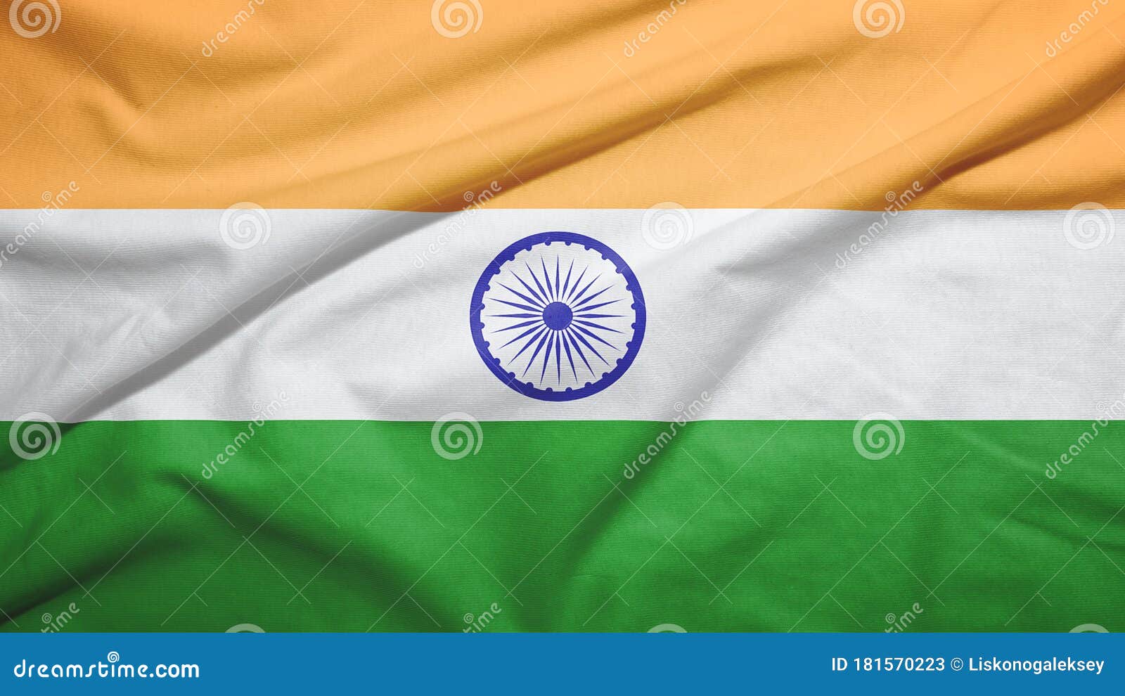India Flag with Fabric Texture Stock Image - Image of patriot ...