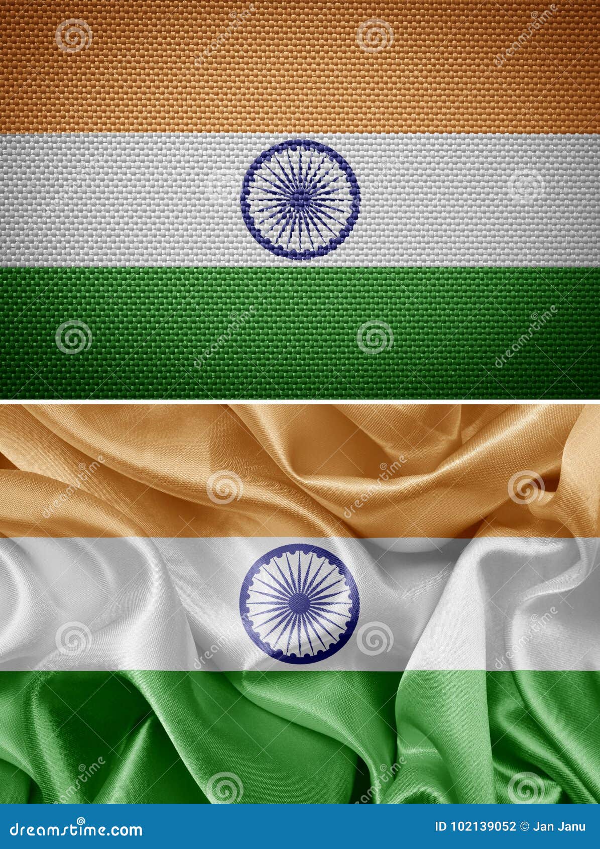 India Flag stock illustration. Illustration of painting - 102139052