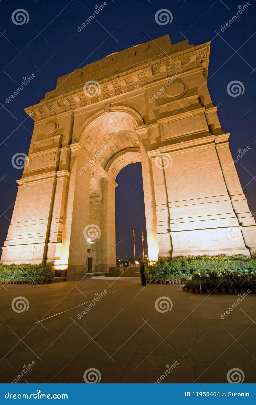 India Gate stock photo. Image of night, delhi, scene - 11956464