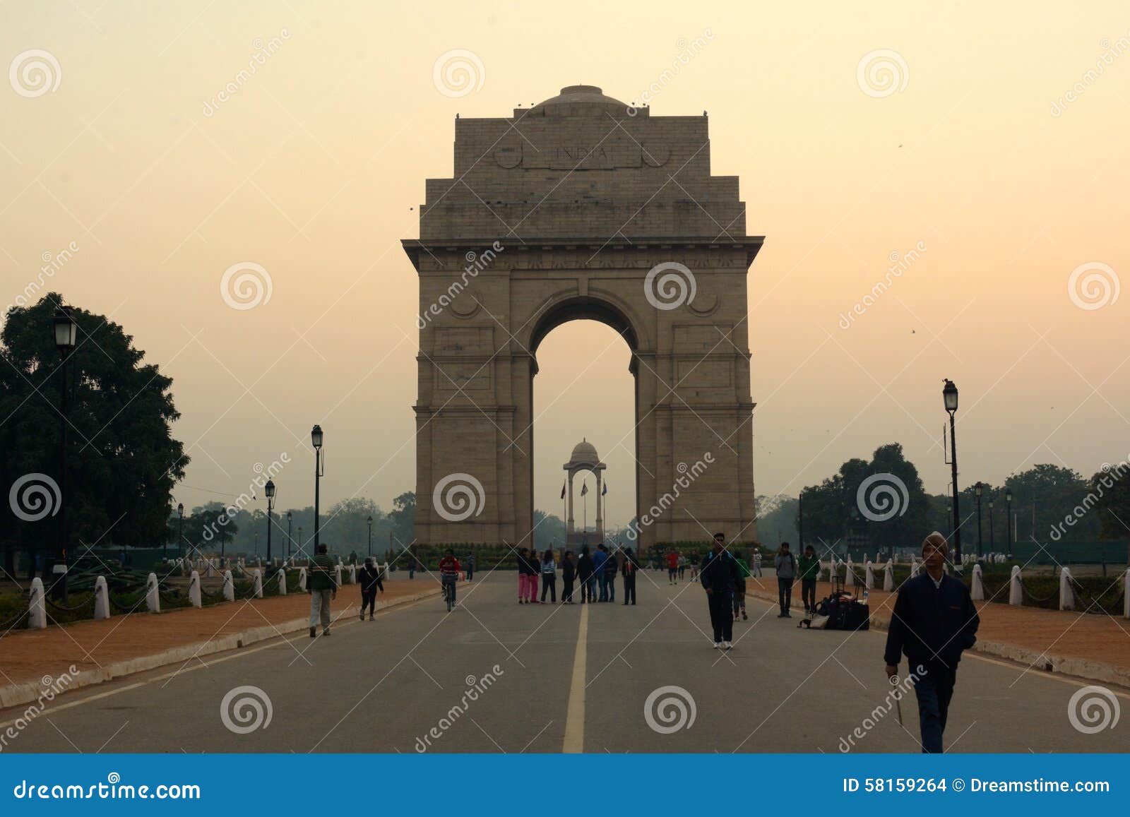 India Gate in Delhi editorial stock image. Image of history - 58159264