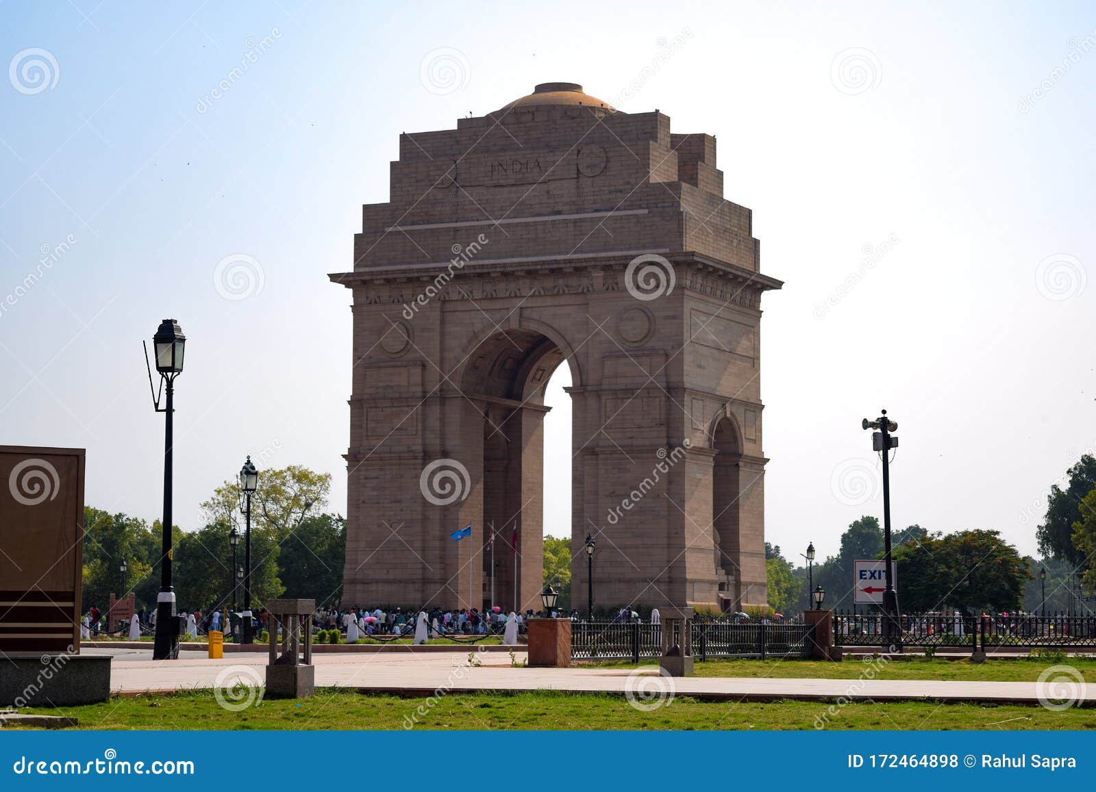 India Gate Full View during Day at Delhi India, Famous India Gate View ...