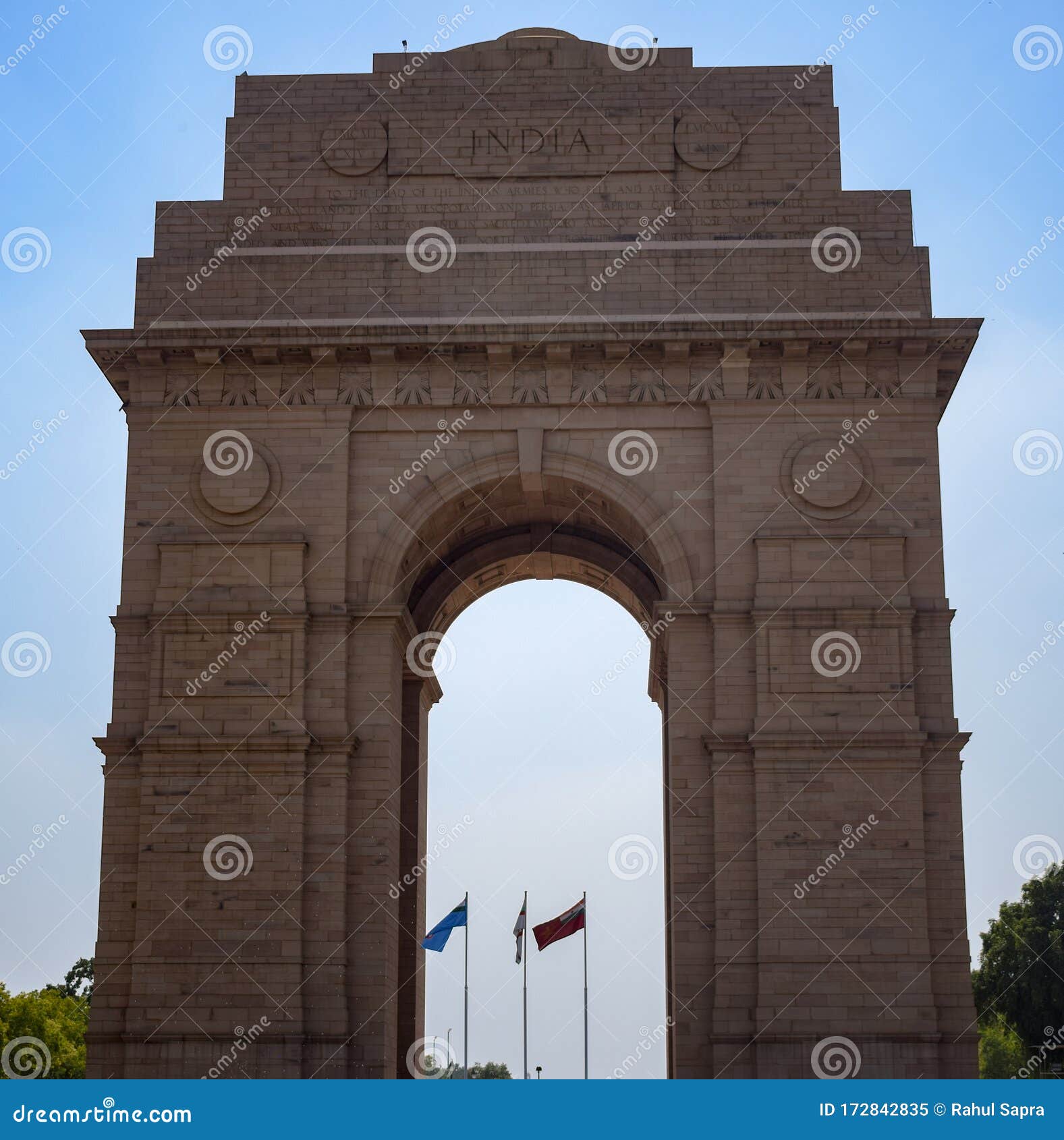 India Gate Full View during Day at Delhi India, Famous India Gate View ...