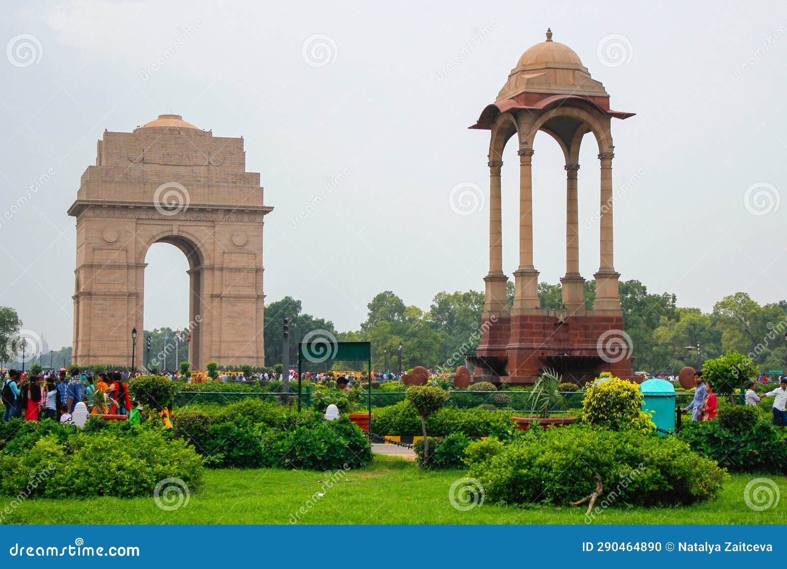 India Gate Monument. New Delhi, India Stock Photo - Image of historic ...