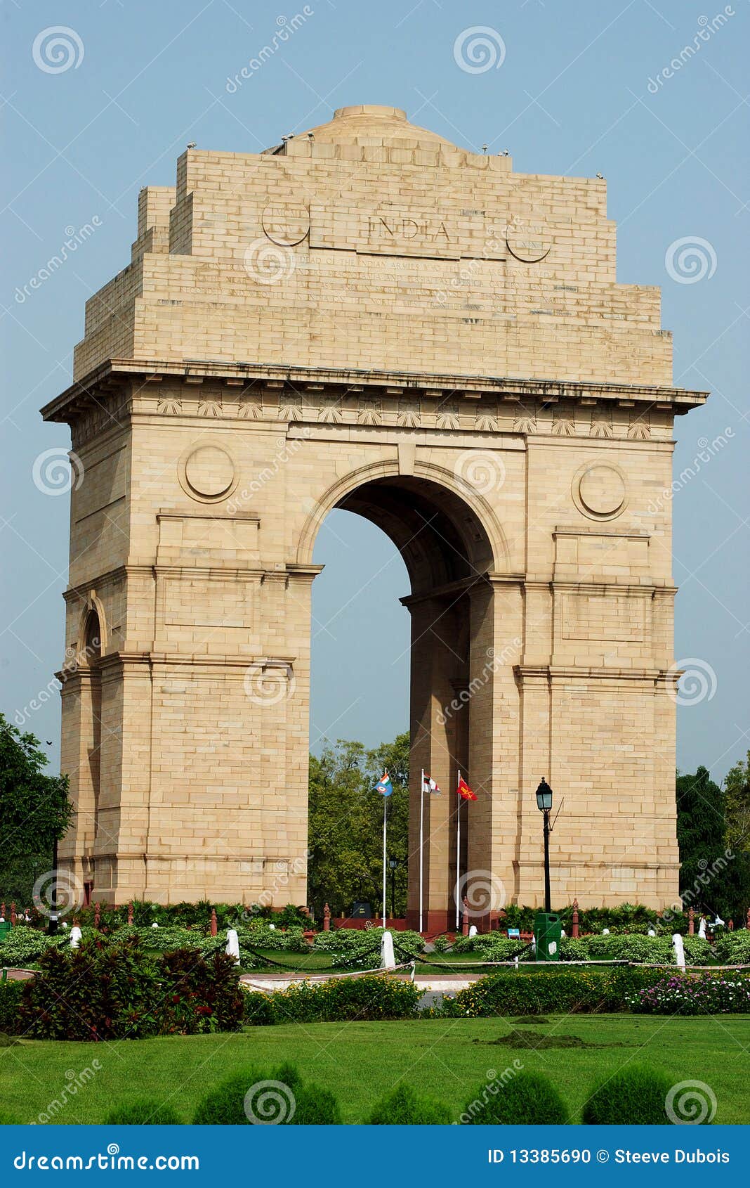 India Gate Monument, New Delhi, India Stock Photo - Image of army ...