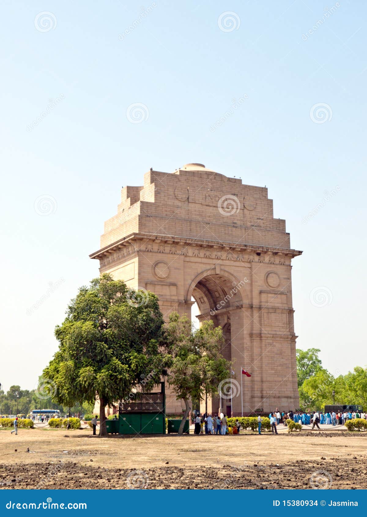 India Gate at New Delhi stock photo. Image of monument - 15380934