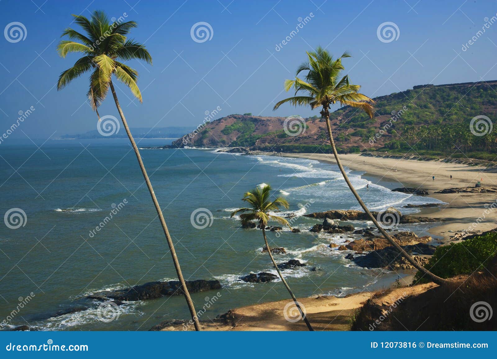 India - Goa foto de stock. Imagem de cenas, onda, curso - 12073816