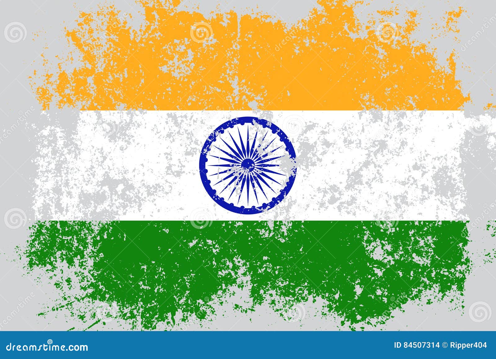 India Grunge, Old, Scratched Style Flag Stock Vector - Illustration of ...