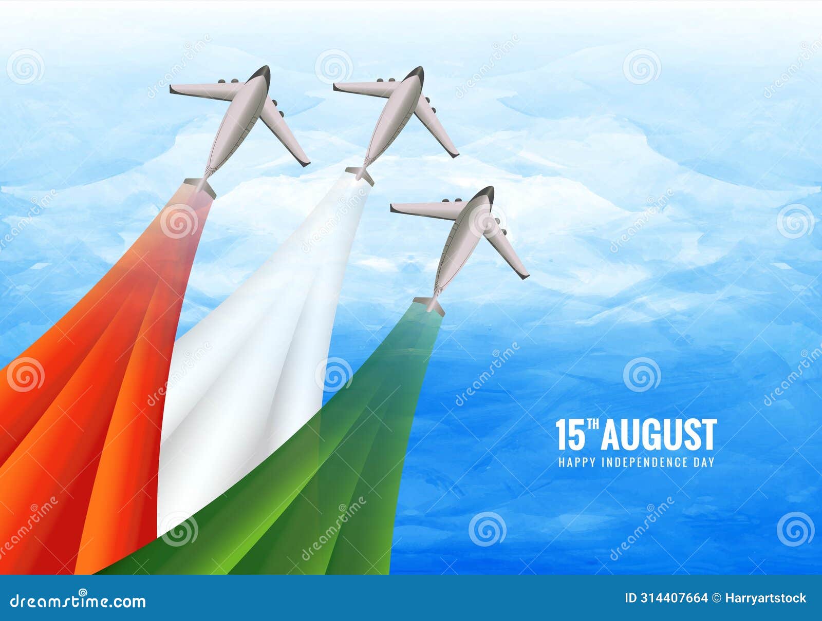 India Independence Day Celebration on 15 August with Airplane ...
