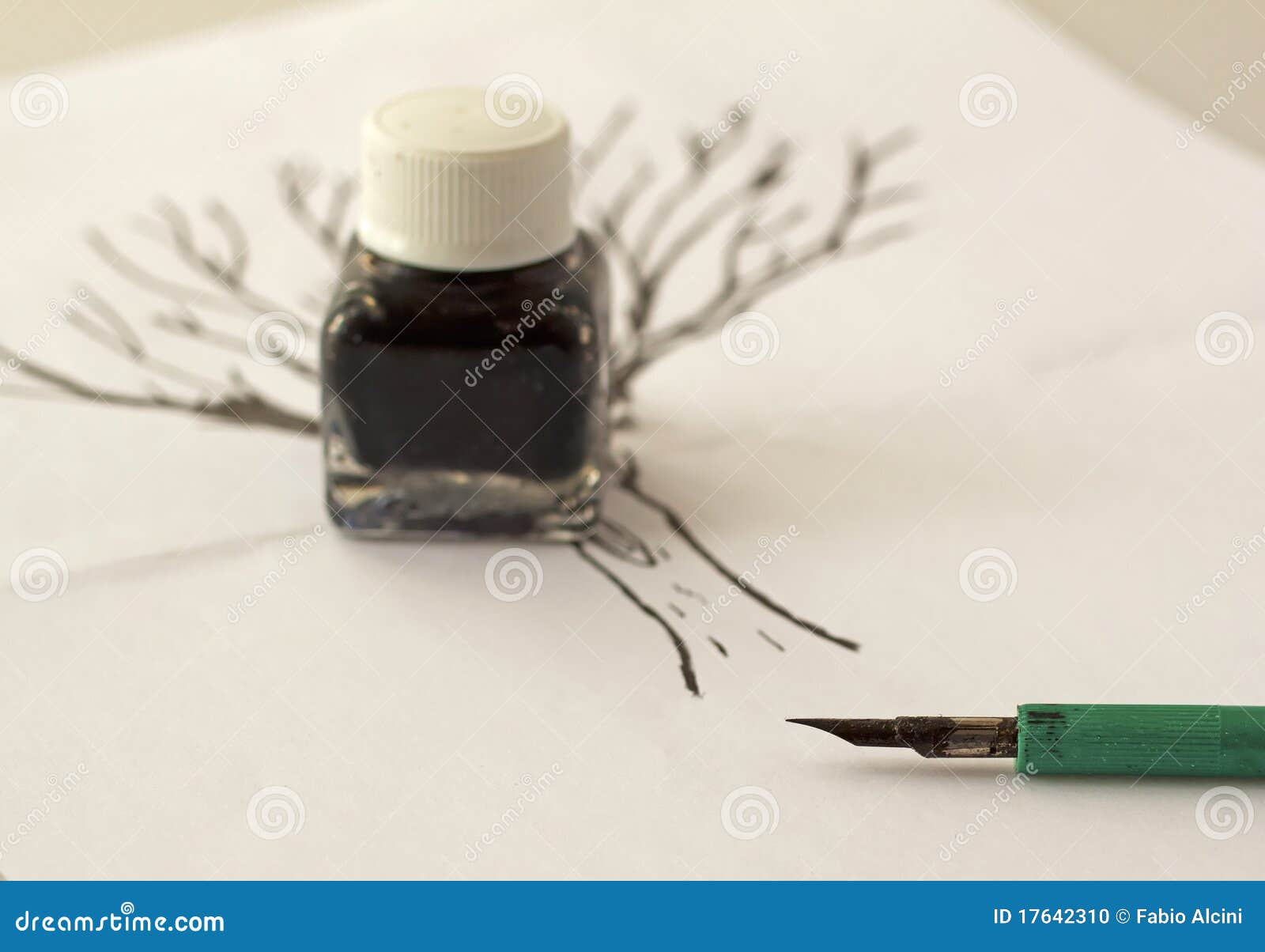 India ink stock photo. Image of design, drawing, pattern - 17642310