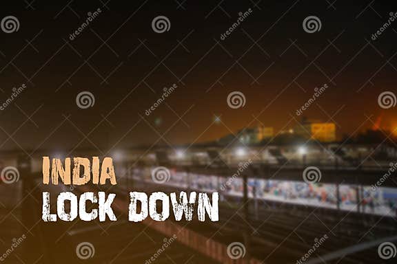 India Lock Down Concept , Corona Virus Lock Down Stock Photo - Image of ...