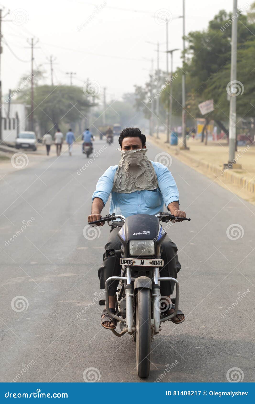 India Man Riding a Motorcycle Editorial Photography - Image of natural ...