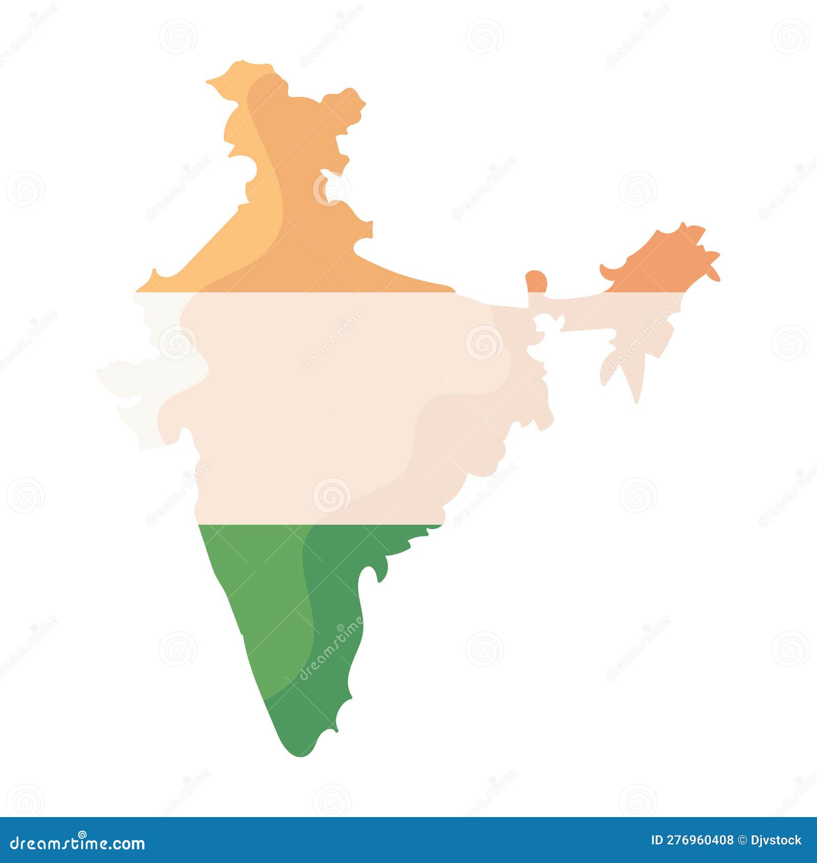 India map and flag stock vector. Illustration of asian - 276960408