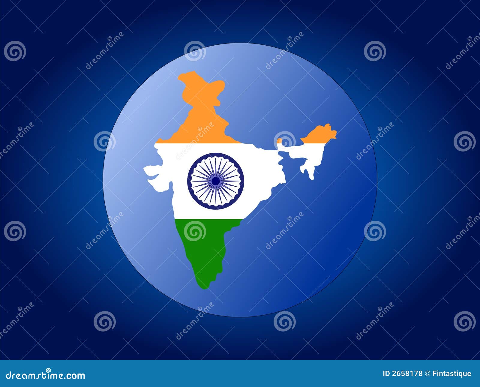 India map flag sphere stock vector. Illustration of india - 2658178