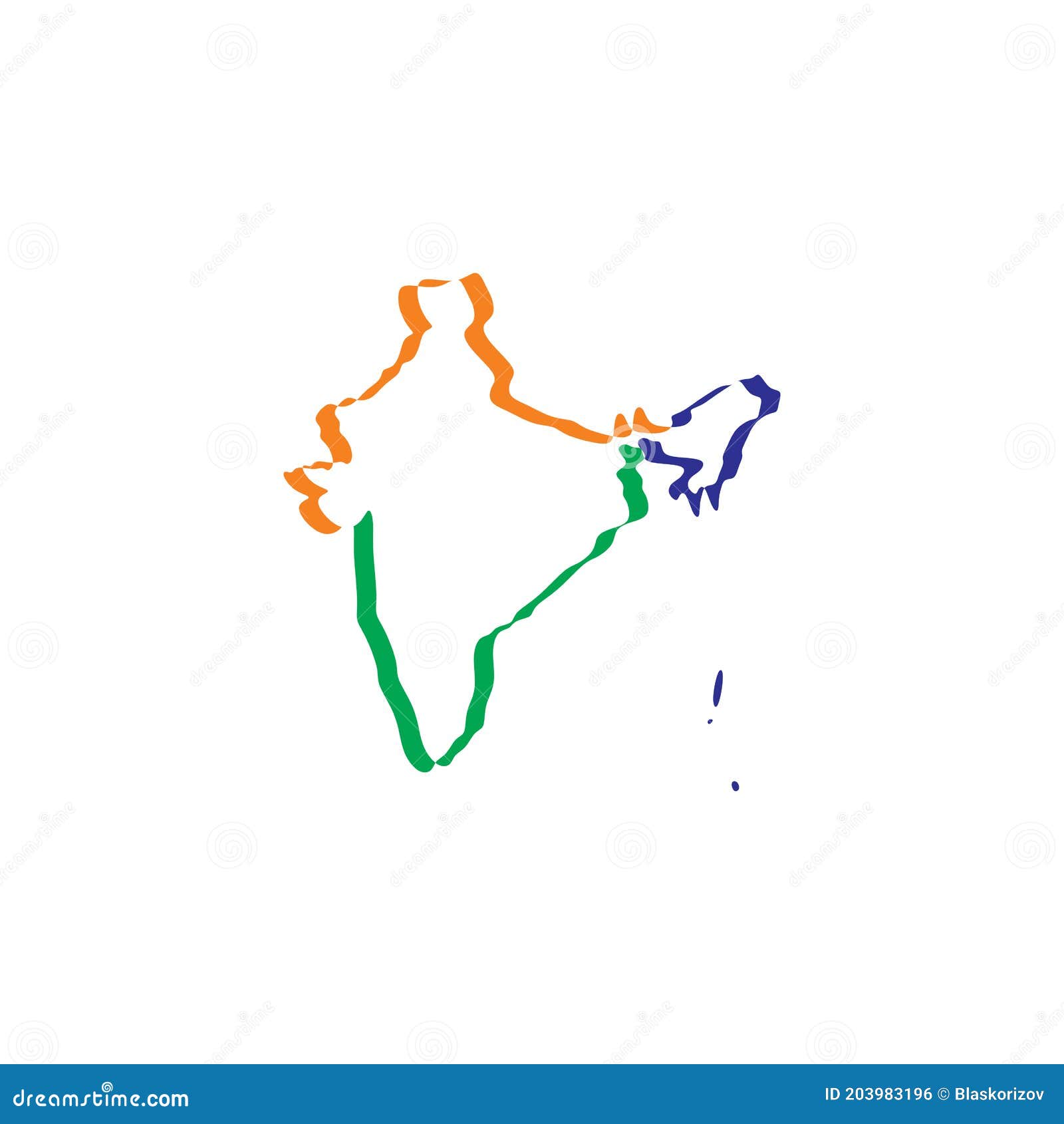 India Map Icon Vector Symbol Element Stock Vector - Illustration of ...