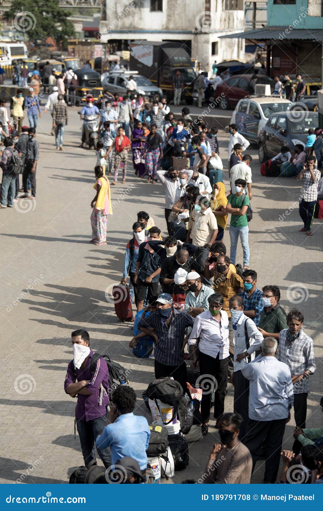 India Nationwide Lockdown_Migrant Workers Editorial Stock Photo - Image ...