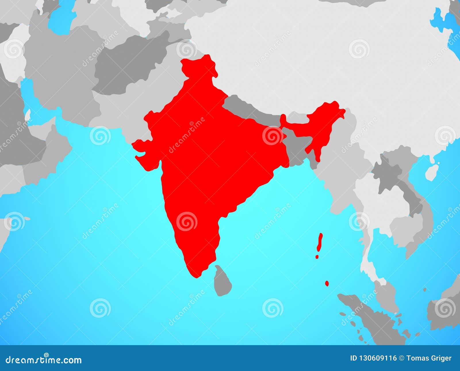 India no mapa ilustração stock. Ilustração de renda - 130609116
