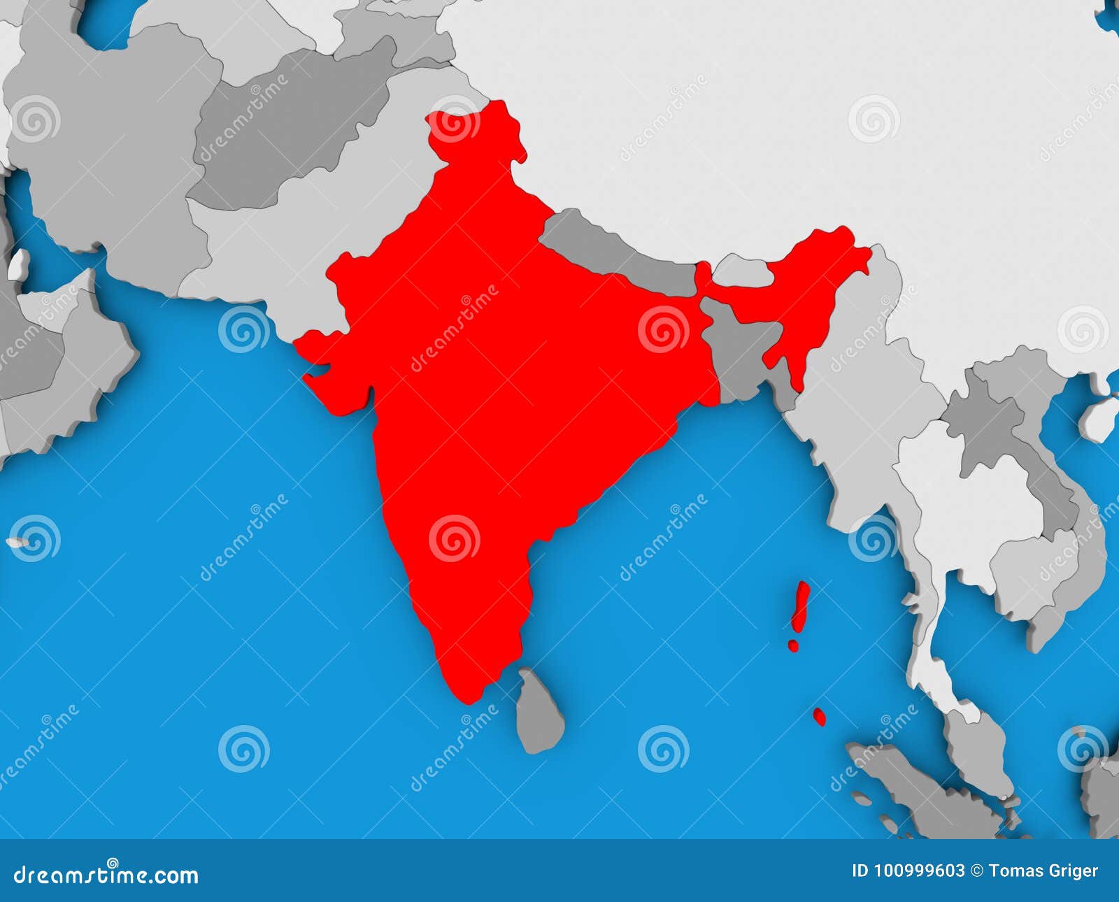 Map of India stock illustration. Illustration of india - 100999603