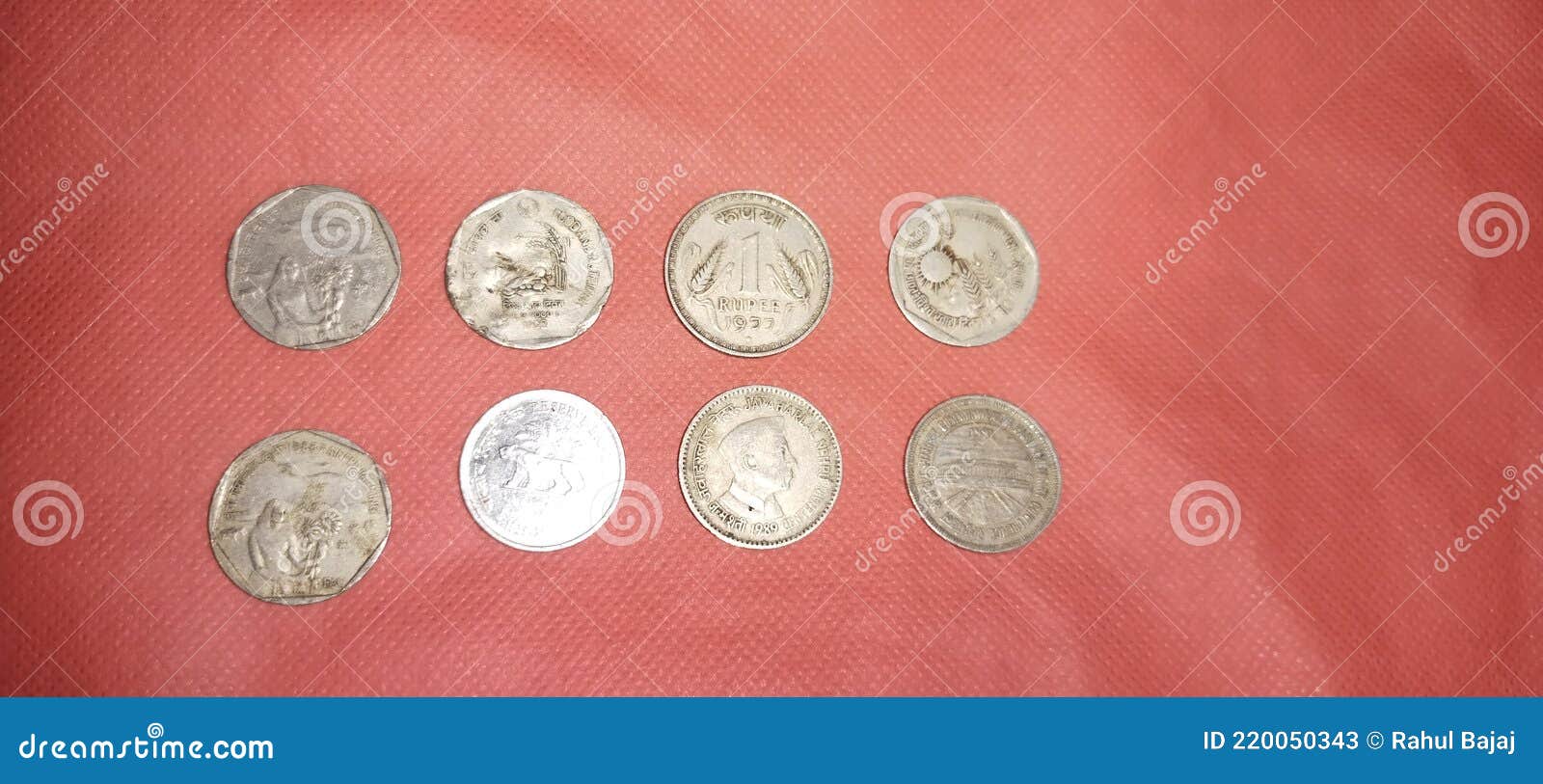 India 1 rs coin stock image. Image of pattern, coin - 220050343