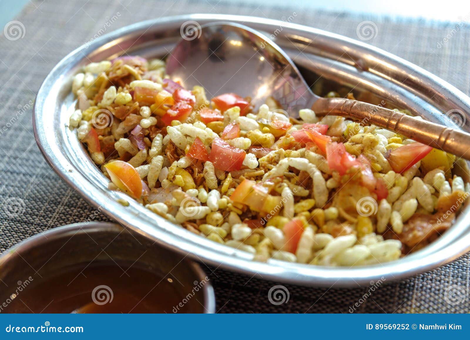 India Savoury Snack -Bhel Puri Stock Photo - Image of chilli, sweet ...