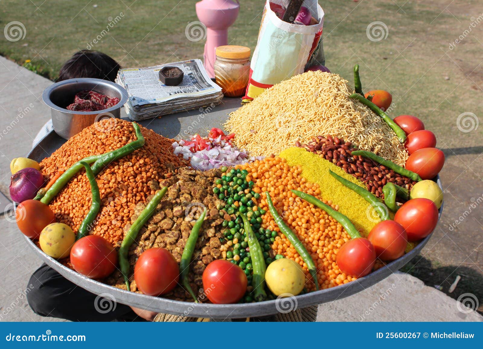 India street snacks stock image. Image of green, organic - 25600267