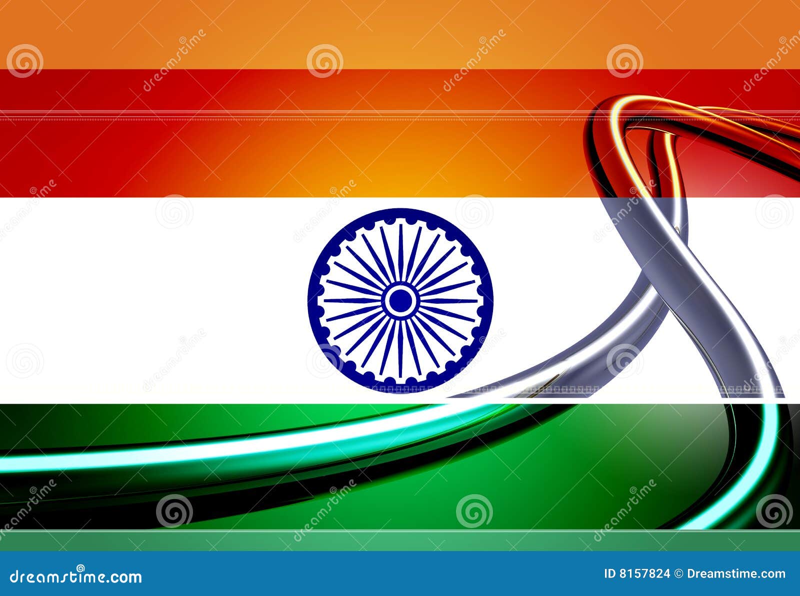 India Tech Presentation Background Stock Illustration - Illustration of ...
