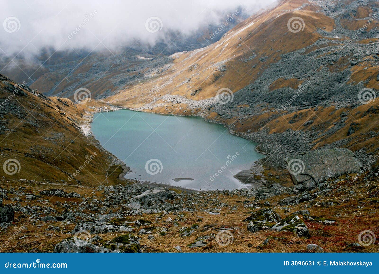 India, Vasuki Tal lake. stock image. Image of height, india - 3096631