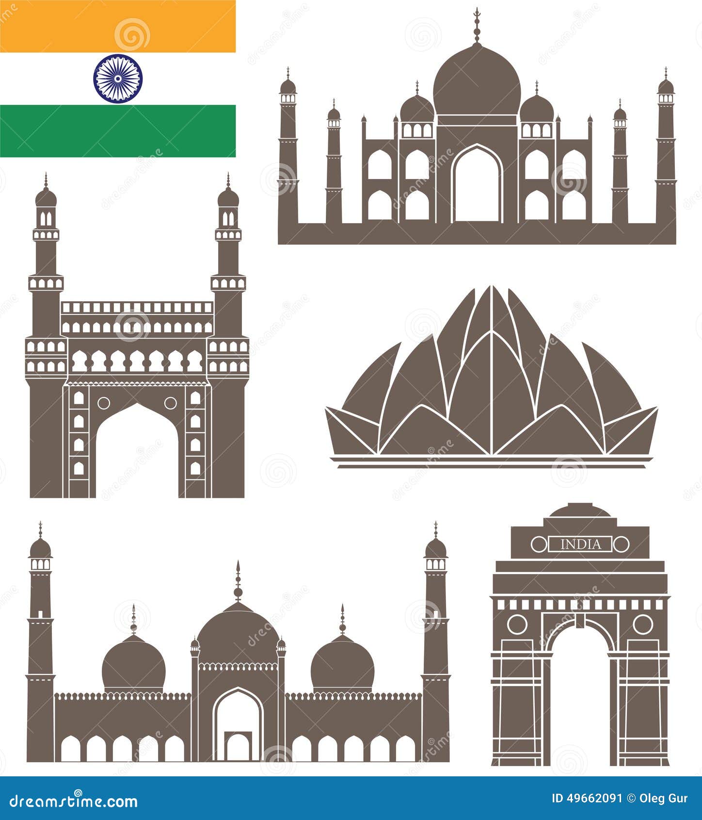 India stock vector. Illustration of green, black, india - 49662091