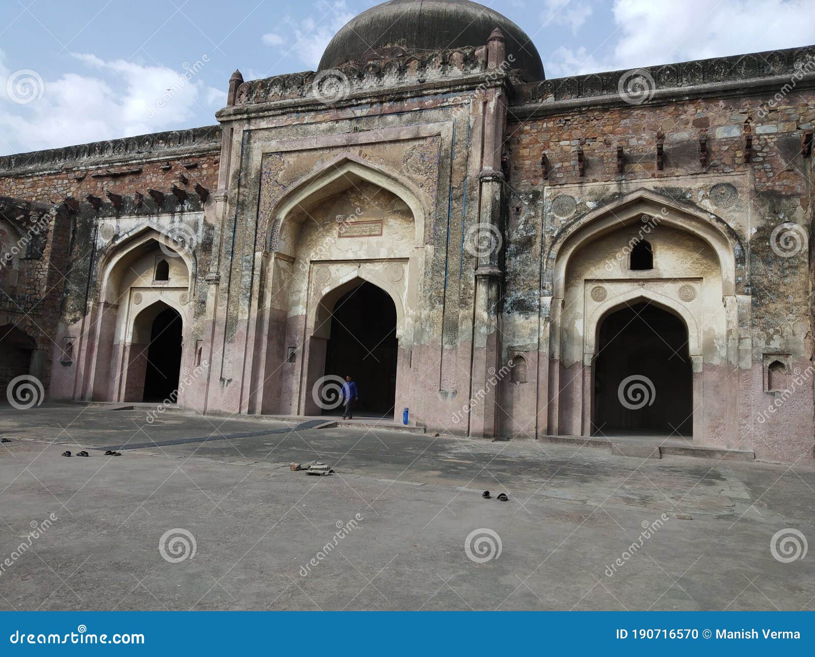 Indian Ancient Gate of Jail Wich Have Big Wall and Global Architecture ...