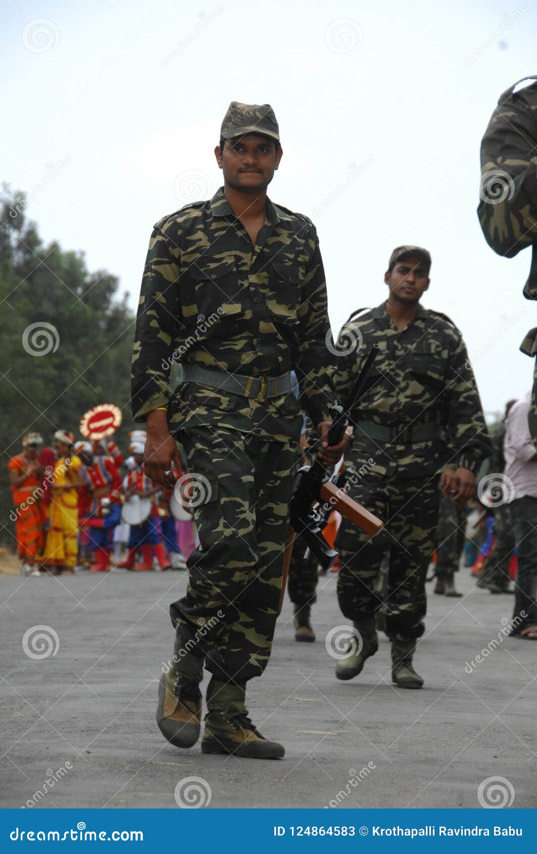 Indian Army Border Security Force Editorial Stock Photo - Image of ...