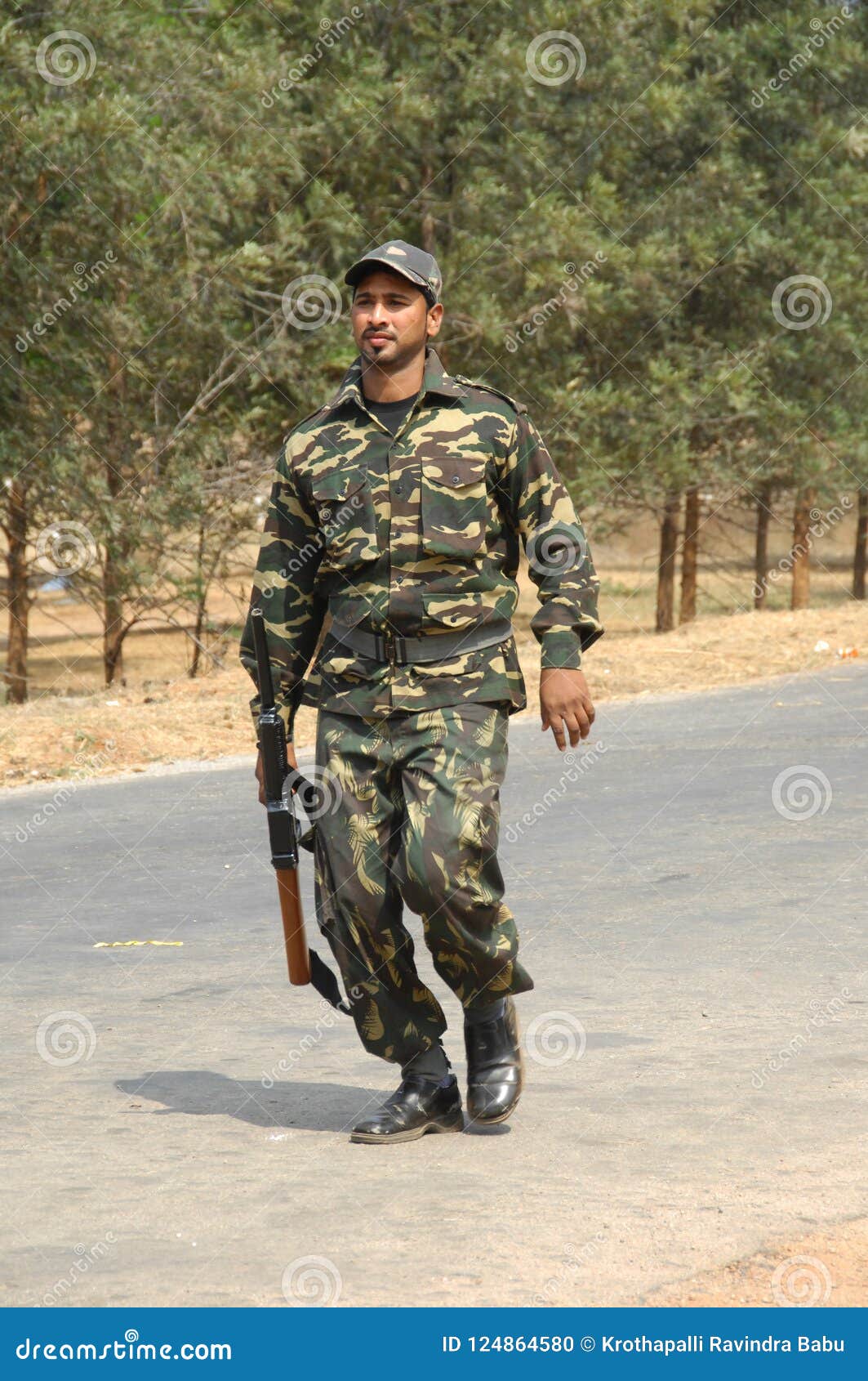 Indian Army Border Security Force Editorial Image - Image of dangers ...