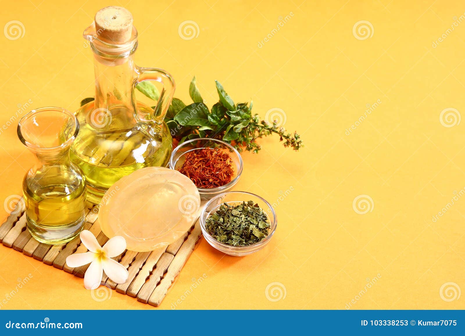 Indian Ayurvedic Soap or Handmade Soap with Herbs Stock Image - Image ...