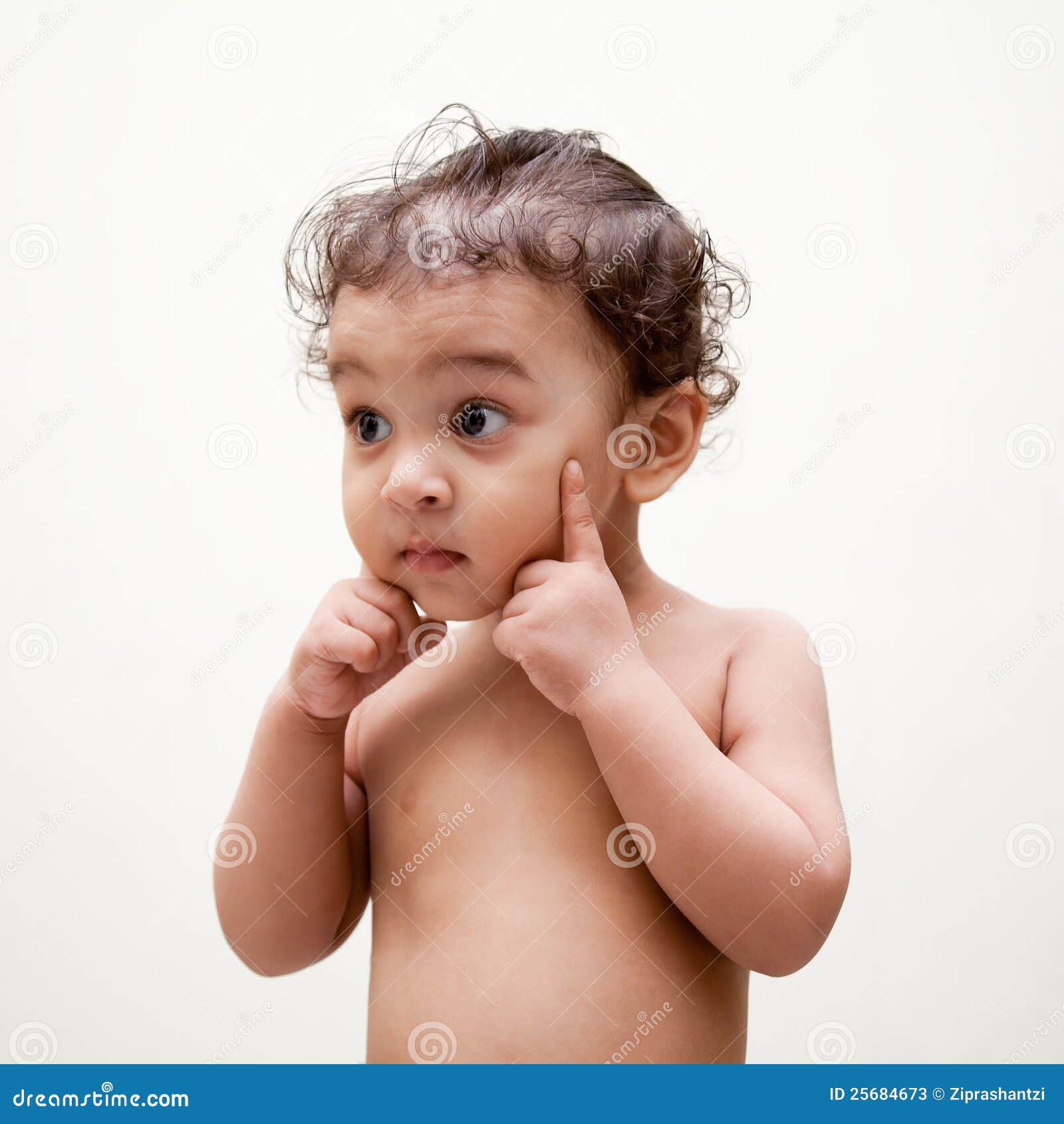 Indian Baby Looking Think Stock Photos - Free & Royalty-Free Stock ...