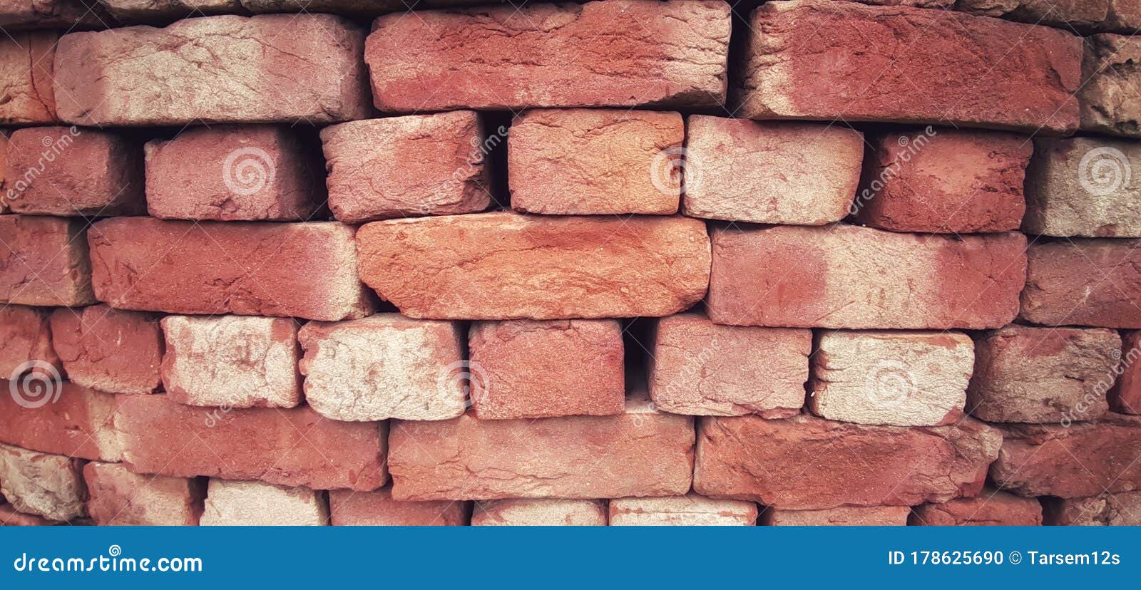 Indian backed Bricks stock photo. Image of soil, indian - 178625690