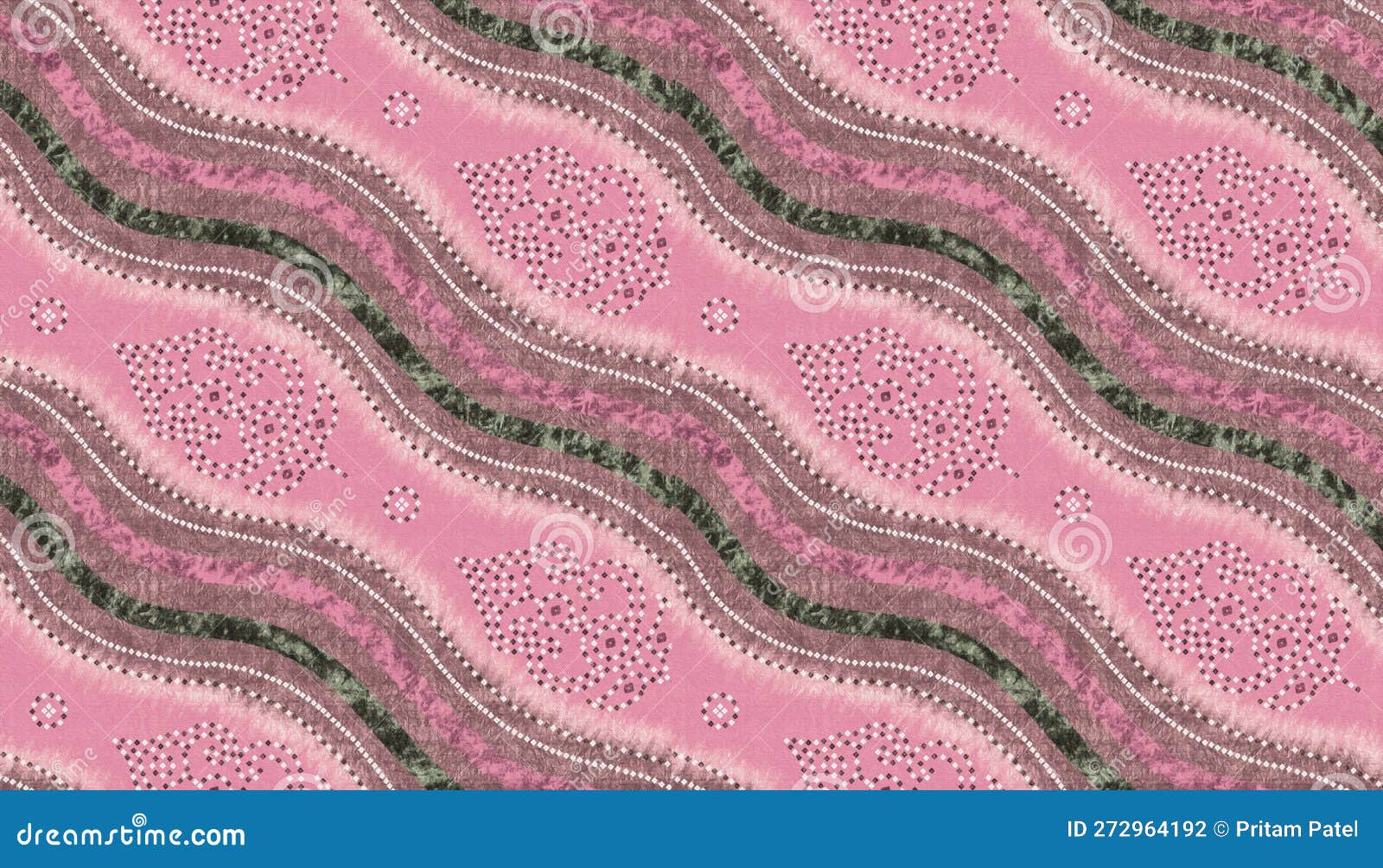 2093384941 Seamless Geometrical Abstract Indian Traditional Pattern ...