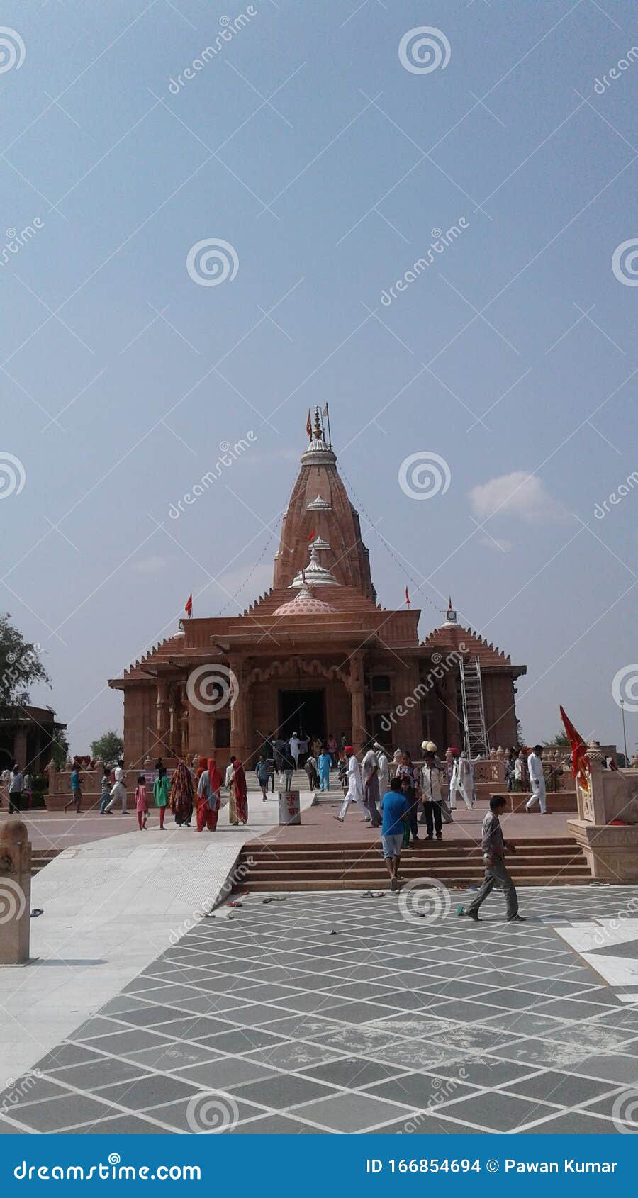 Indian Bala Ji Temple and Some People Editorial Stock Image - Image of ...