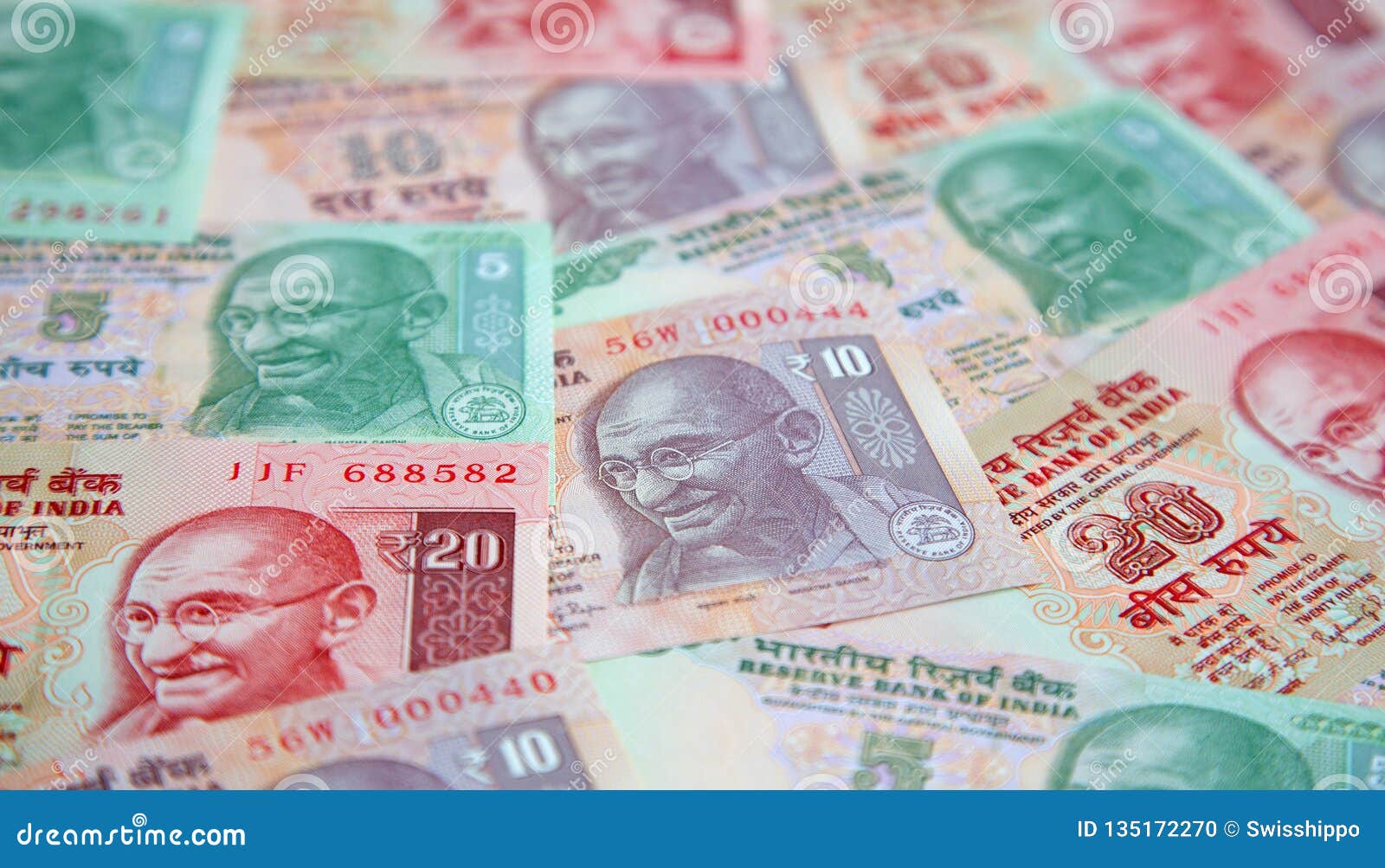 Indian banknotes stock photo. Image of currency, freedom - 135172270