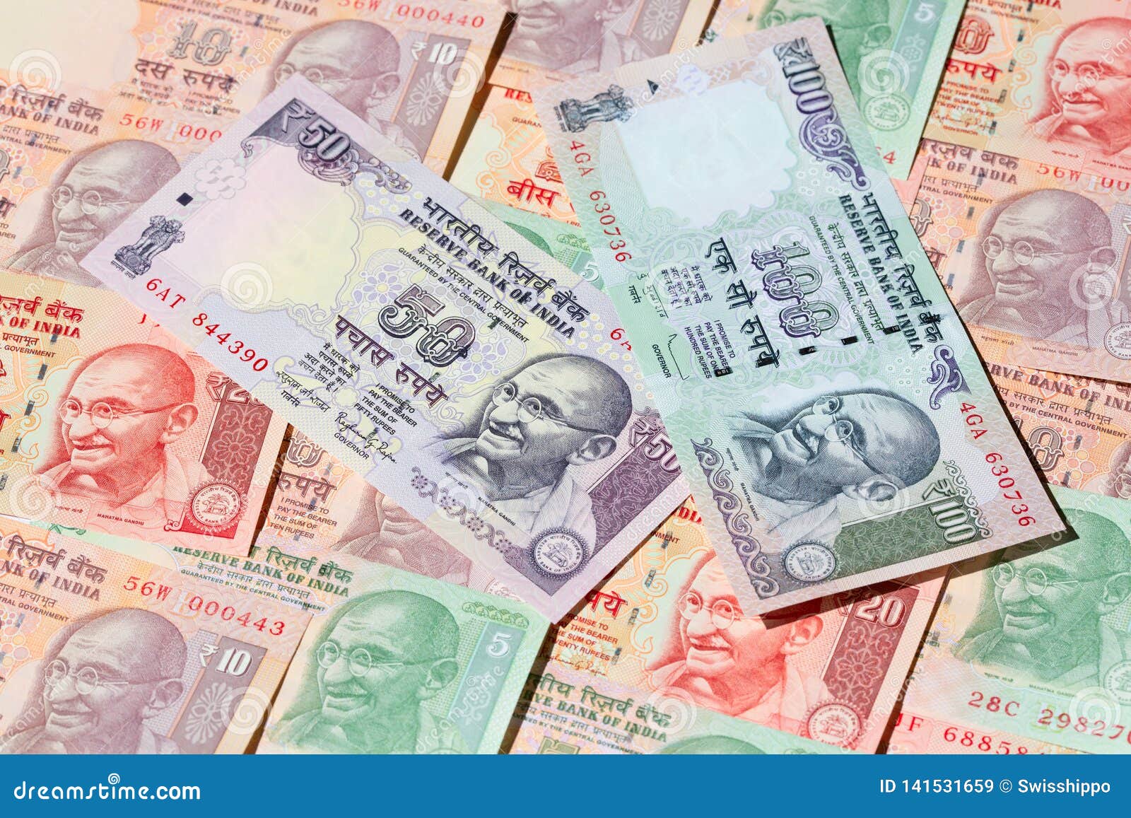Indian banknotes stock image. Image of income, government - 141531659