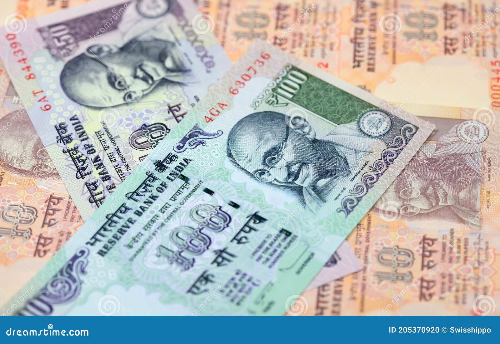 Indian banknotes stock photo. Image of bank, rupee, success - 205370920