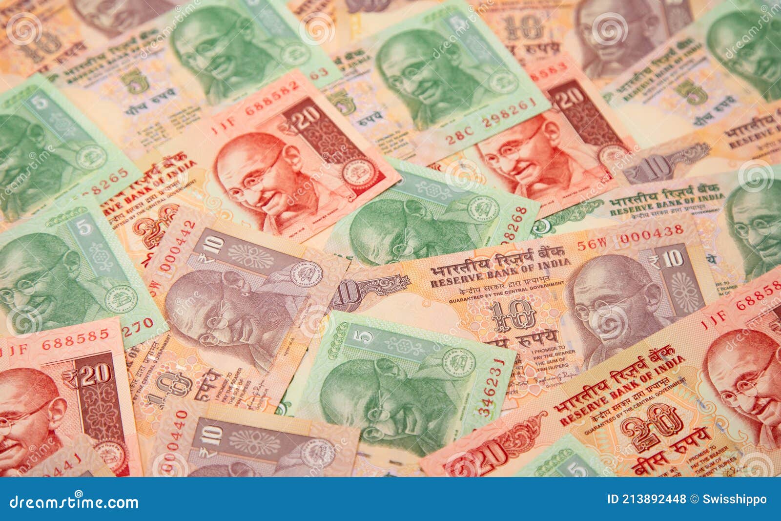 Indian banknotes stock photo. Image of bank, banknote - 213892448