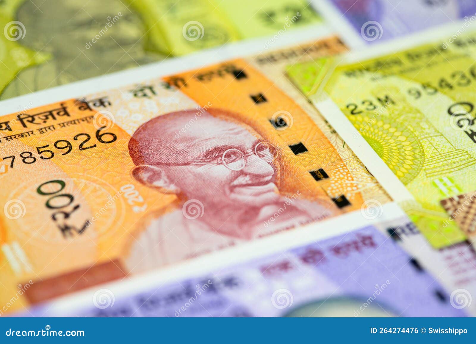 Indian banknotes stock photo. Image of money, asia, budget - 264274476