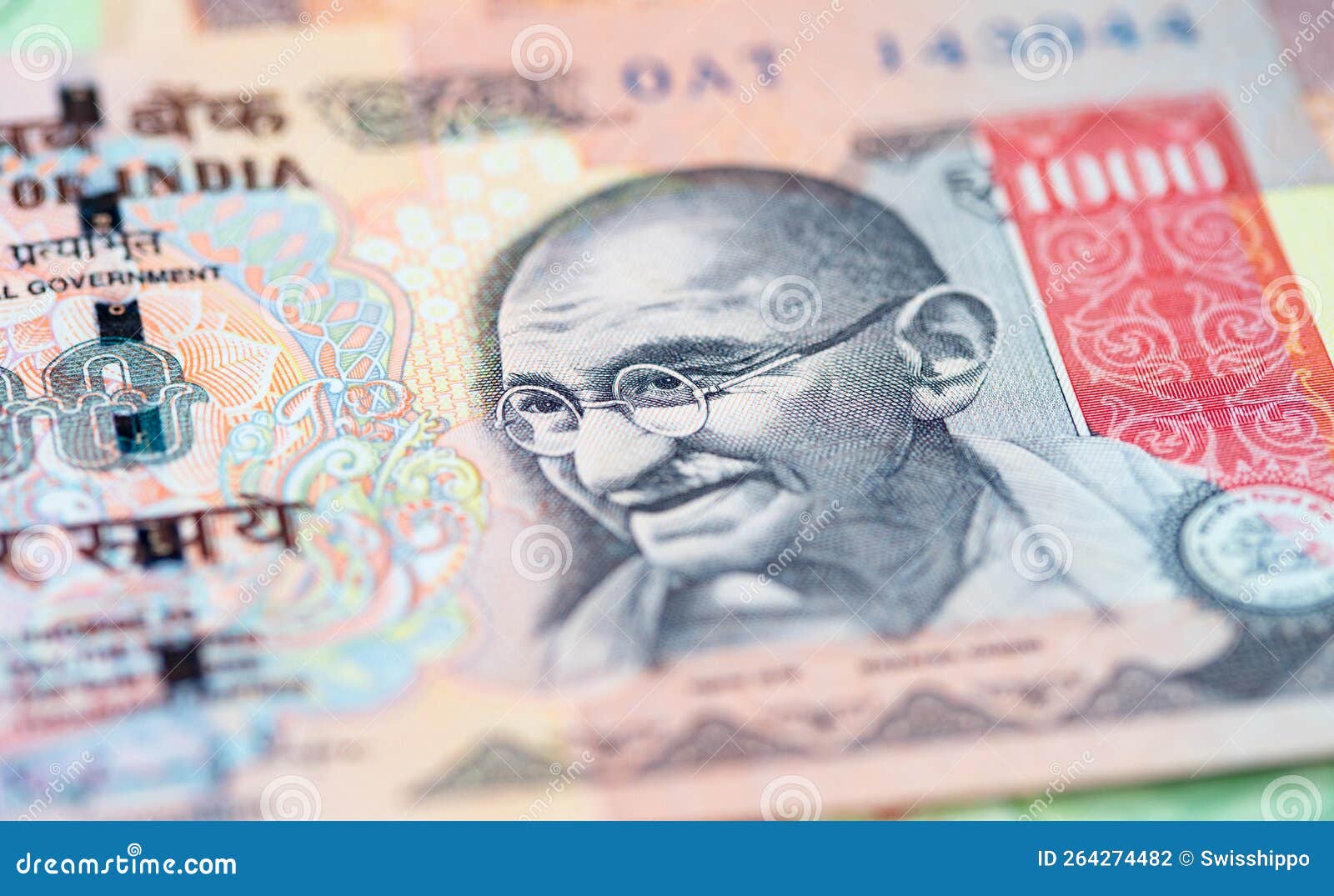 Indian banknotes stock photo. Image of note, finance - 264274482