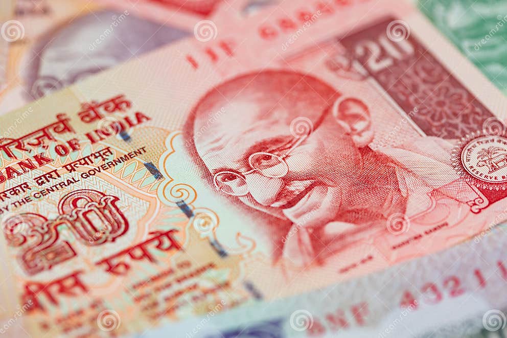 Indian banknotes stock photo. Image of asia, success - 286218796